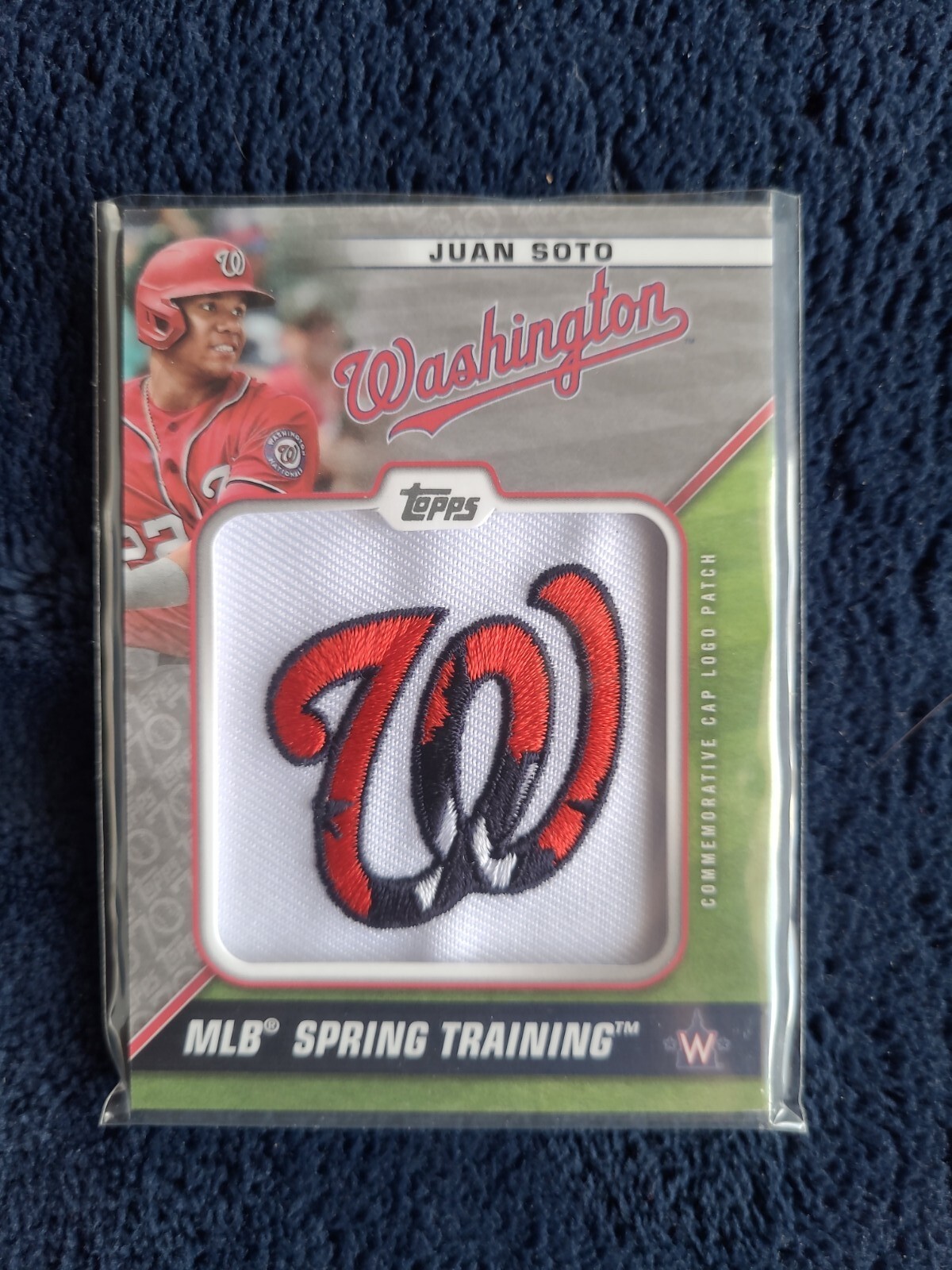 2021 Topps - Spring Training Cap Logo Manufactured Patches Platinum ...