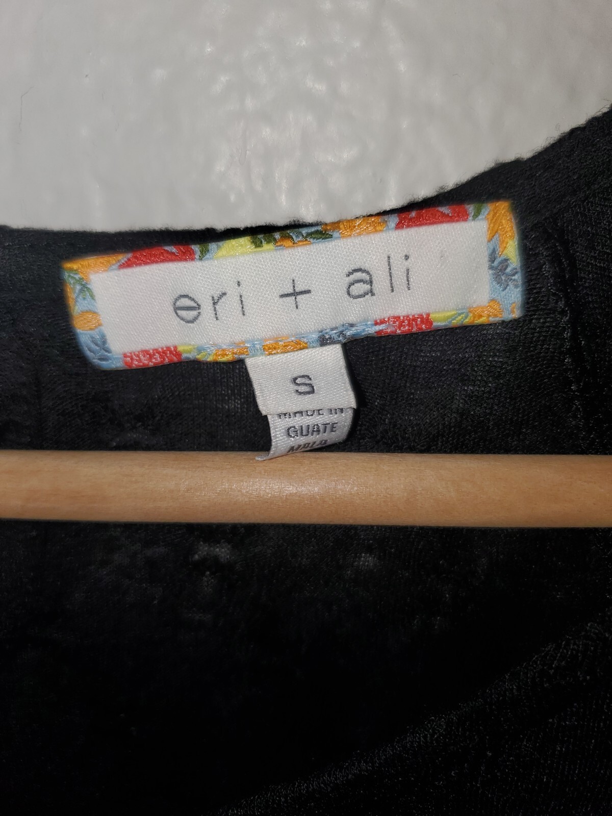 Eri + Ali Pointelle Peplum Top Size Small Black Anthropologie Skirted ...