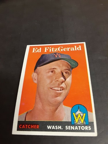 1958 Topps #236 ED FITZGERALD Washington Senators | eBay