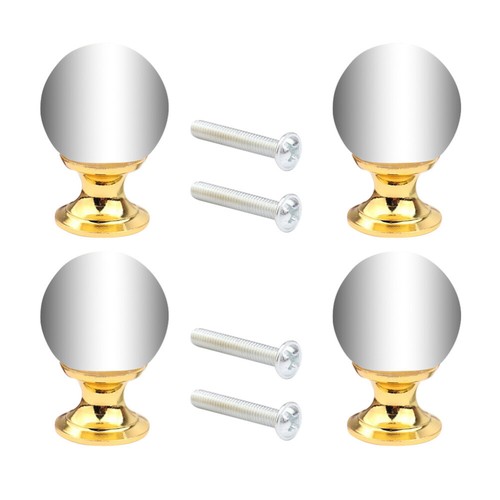 4 Sets Gold Kitchen Crystal Drawer Bar Handles Restaurant Cabinet Knobs ...