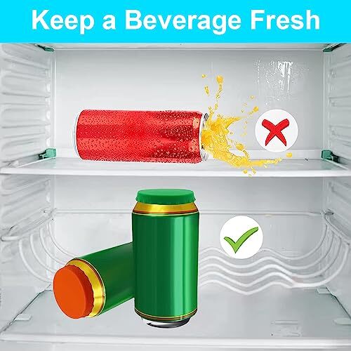 Reusable Soda Can Savers Pop Drink Covers Lid Protector Spill Free ...