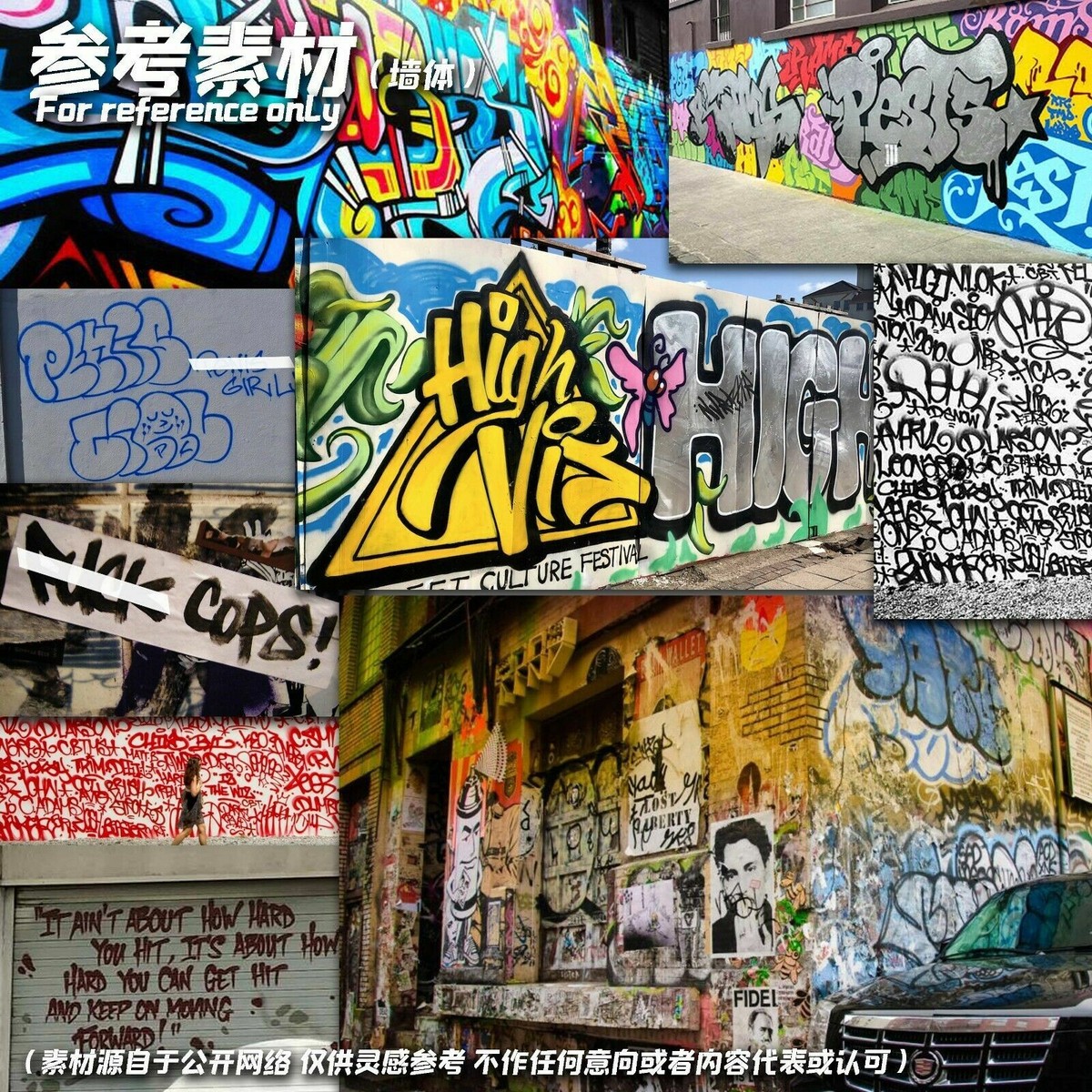 Street Art Stencils Template