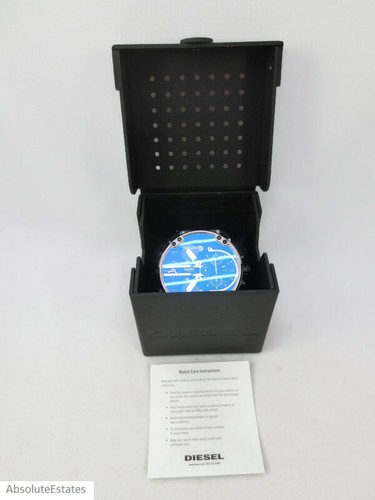 NEW Diesel Mr Daddy 2.0 Black DZ7429 Large Mens Chronograph Watch NIB ...