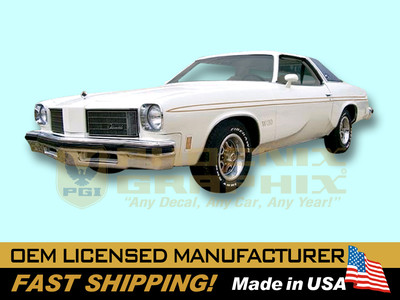 1975 Oldsmobile Hurst/Olds W-25 or W-30 Decals Graphics & Stripes Kit ...