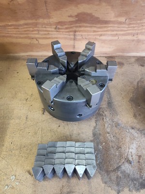 BUCK 6-Jaw, 7 1/2" Steel ADJUST-TRU Chuck With Extra Jaws 4761 | eBay