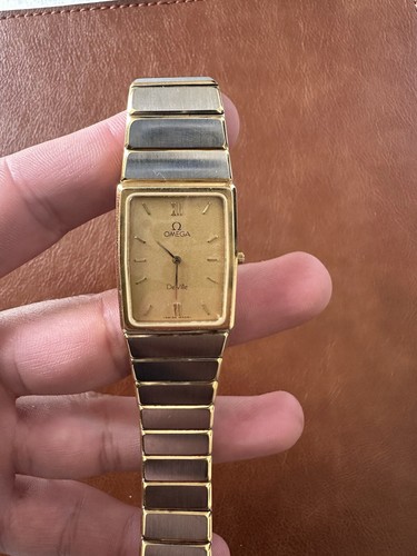 Omega Deville Men’s Watch Rectangular Swiss Made 24mm Quartz | eBay