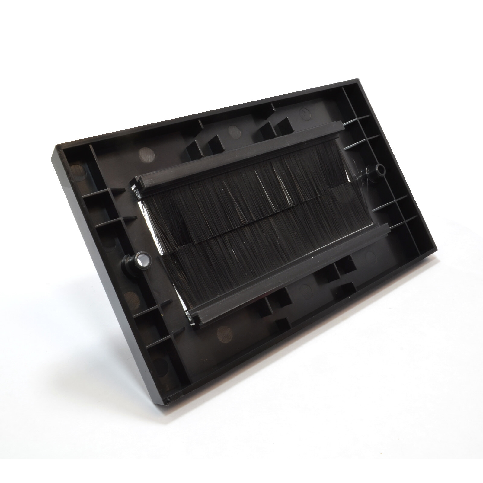 BRUSH Faceplate Cable Exit/Entry/Wall Single/Double Gang Black/White/1 ...