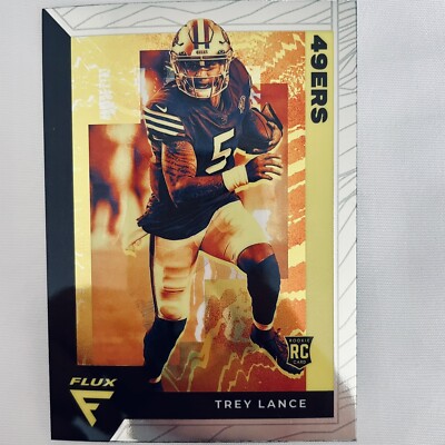 Trey Lance Panini Chronicals Flux Rookie RC FX-4 49ers | eBay