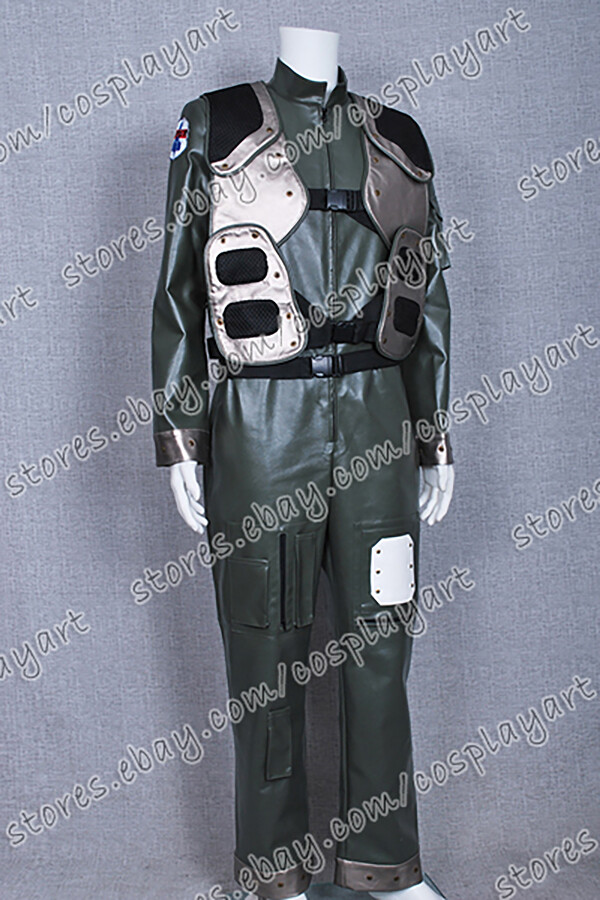 Battlestar Galactica Flightsuit Costume Viper Commander Officer Uniform ...