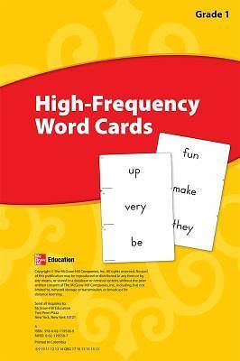 Reading Wonders, Grade 1, High Frequency Word Cards by McGraw Hill ...
