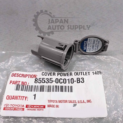 OEM GENUINE TOYOTA HIGHLANDER COROLLA POWER OUTLET SOCKET COVER 85535 ...