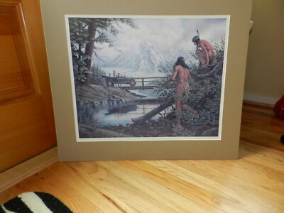 NATIVE AMERICANS,1982, a signed and numbered print by David D. Ewart. Mint Cond. | eBay