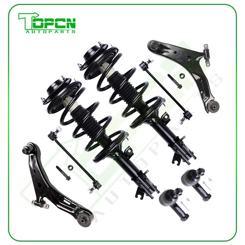 For Hyundai Santa Fe Front Struts w/ Springs Control Arm Sway Bar Outer Tie Rod | eBay