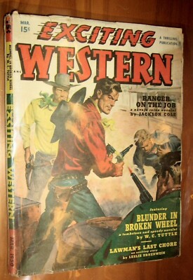 Vintage Exciting Western,Pulp Western Magazine, March, 1950 | eBay
