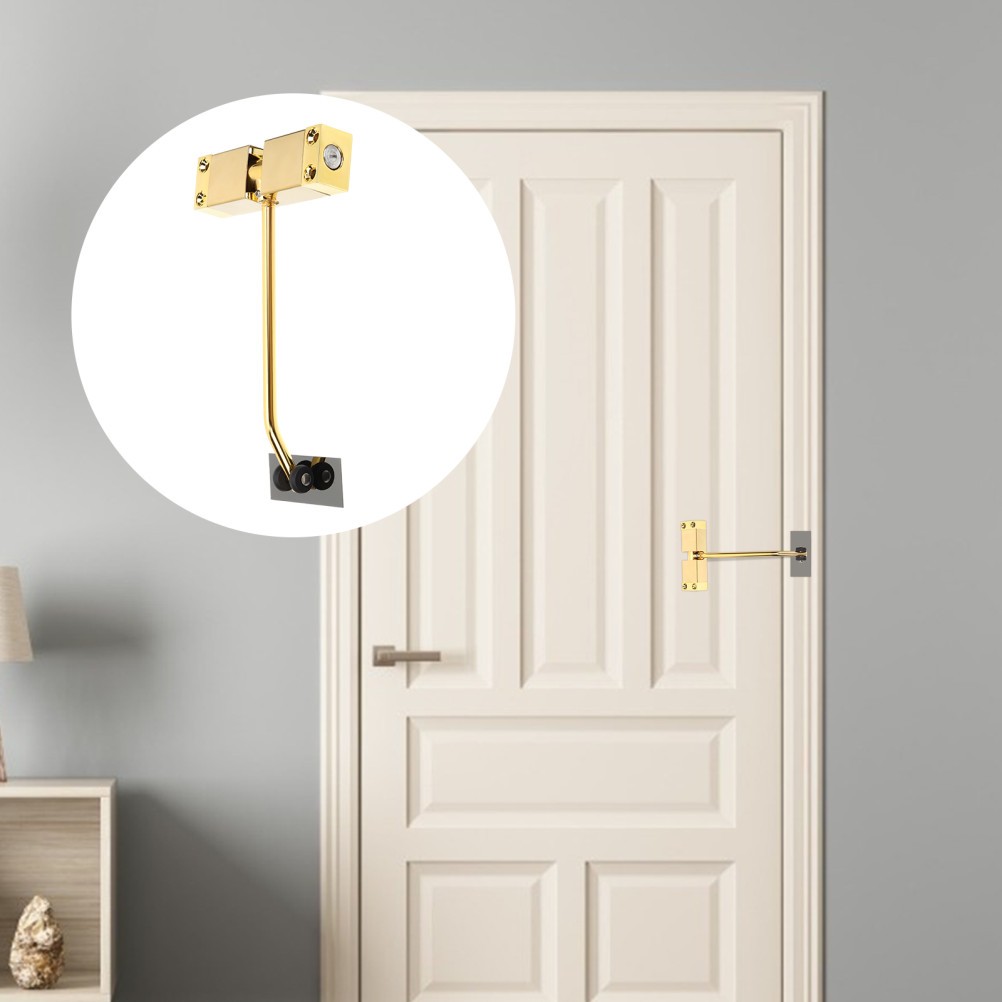 1 Set Door Closer Automatic Door Close Buffer Safety Spring Door Closer ...