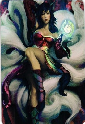 AHRI LEGEND Cartoon Beauty HOLOGRAPHIC Goddess Story Custom Art ...