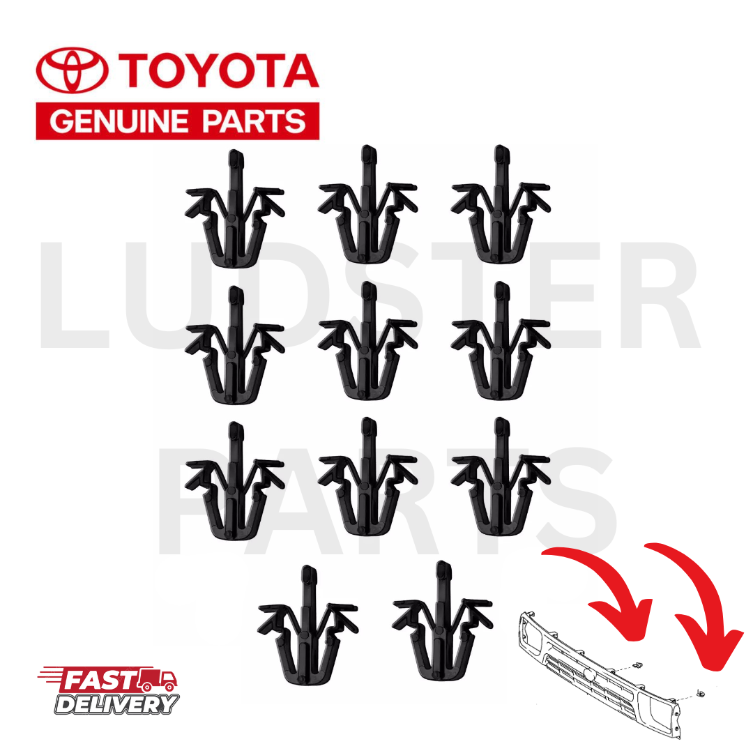 OEM GENUINE TOYOTA PICKUP 4RUNNER FRONT RADIATOR GRILLE RETAINER CLIPS ...