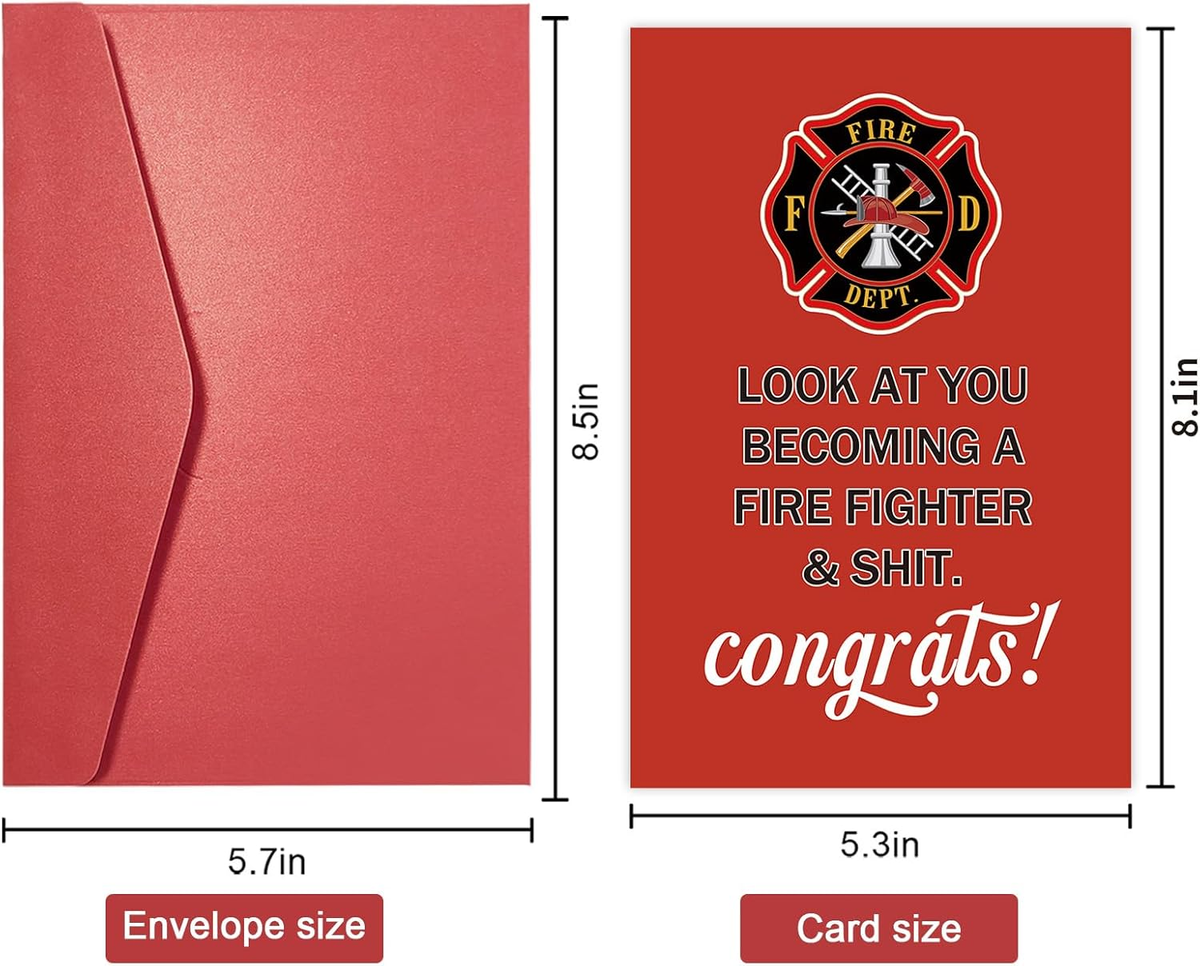 Graduation Announcement For Firefighter