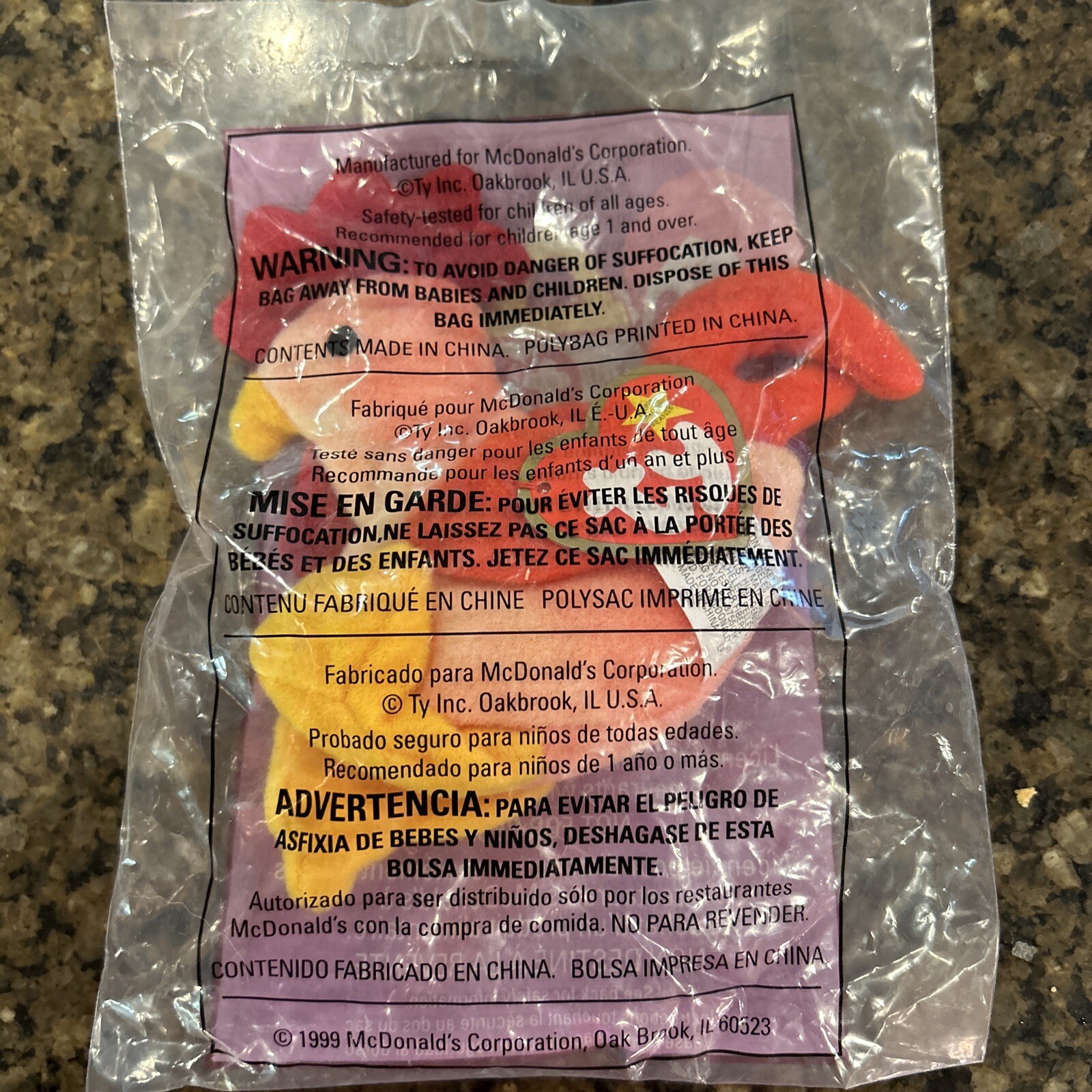 TY Strut The Rooster - McDonald’s Toy 1999 Sealed, Retired #7 | eBay