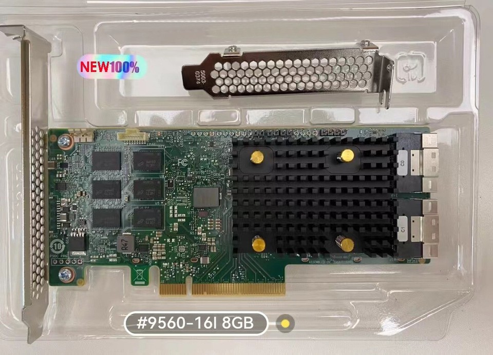 BROADCOM LSI MegaRAID 9560-16i 05-50077-00 SAS3916 8GB PCIe 4.0 x8 RAID ...