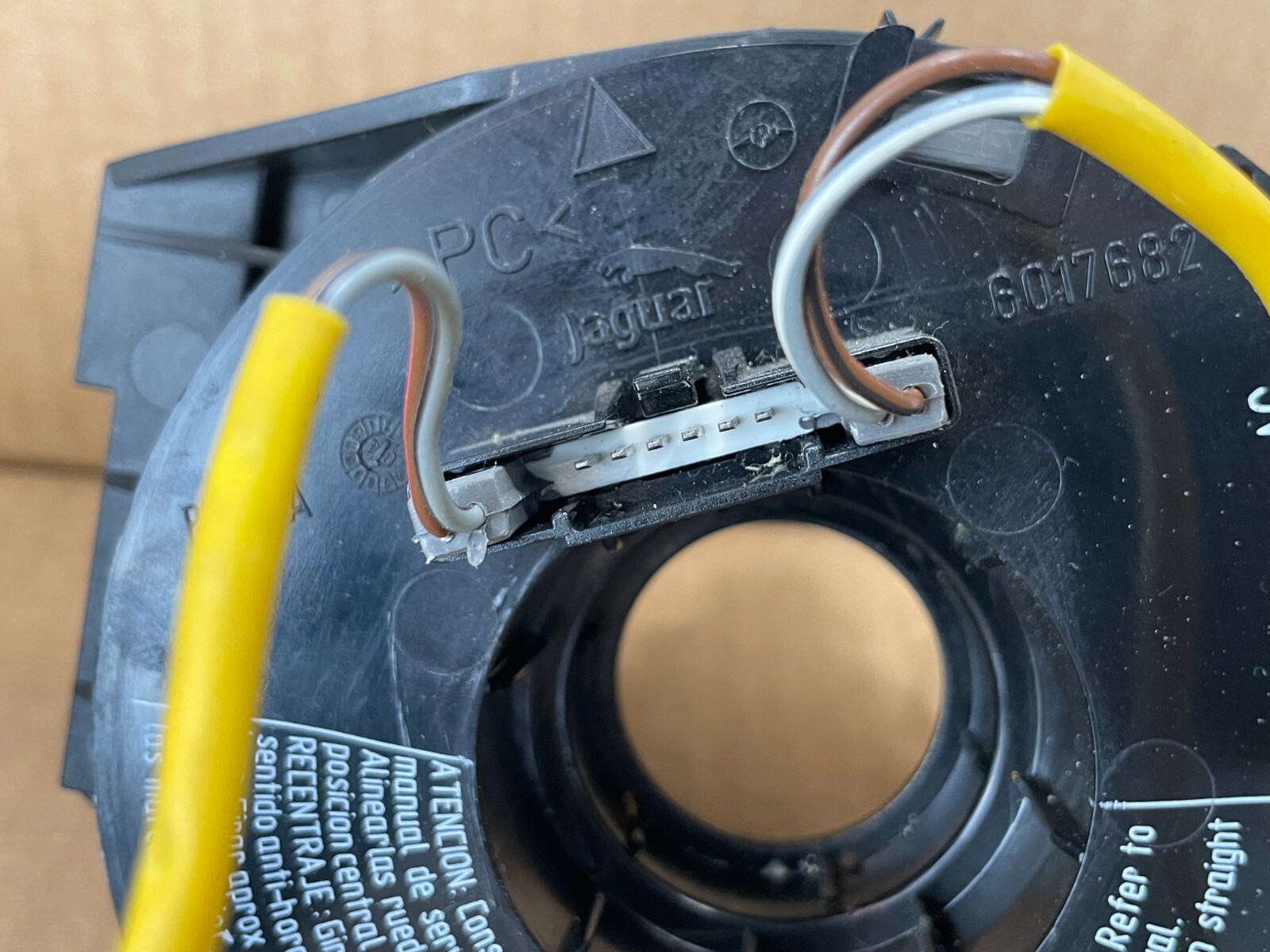 2002-2008 JAGUAR X-TYPE STEERING WHEEL SRS CLOCK SPRING OEM, 1X43 ...