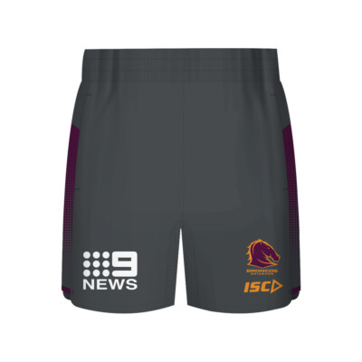 Brisbane Broncos NRL Kids Training Shorts ISC BNWTS | eBay Australia