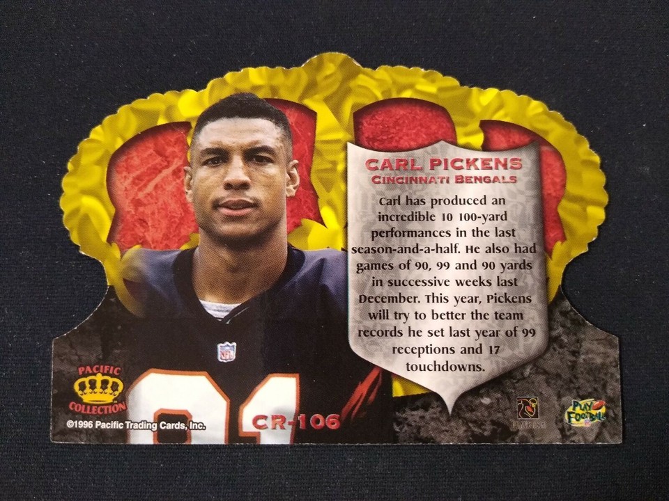 1996 Pacific CARL PICKENS #CR-106 Silver Crown Royale Die Cut *CT22A | eBay