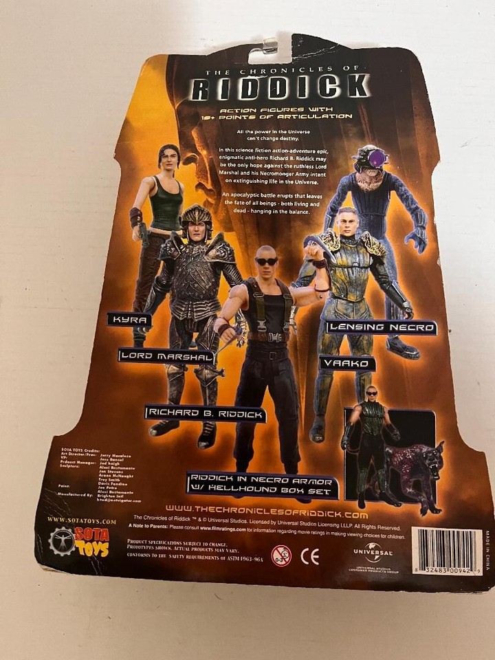 The Chronicles Of Riddick Kyra Figure 7" Sota Toys MISSING LABEL | eBay