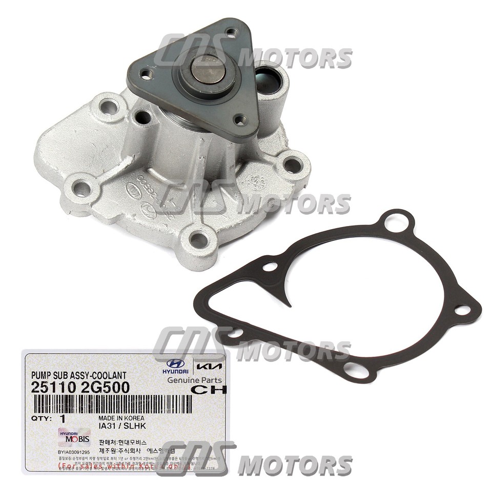 ⭐GENUINE⭐ Water Pump & Gasket for 2011-2016 Hyundai Kia 2.0L 2.4L ...
