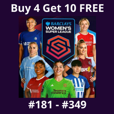 WSL Panini Women's Super League Stickers 2024 #181 - #349 | eBay