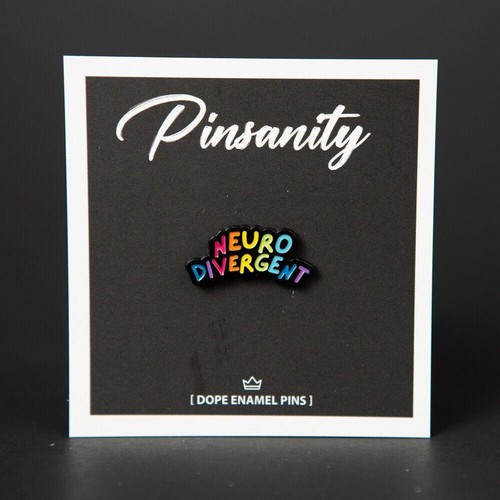 Neurodivergent Enamel Pin - Fast Shipping from USA - Brooch | eBay