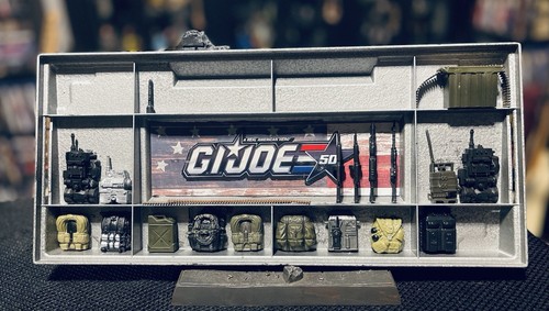 CUSTOM GI JOE 1/18 GUN RACK BACKPACK STORAGE DIORAMA | eBay