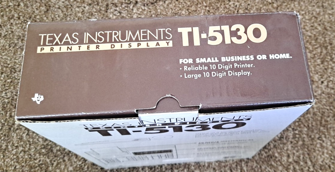 Texas Instruments Printing Calculator Ti-5130 Adding Machine Printer ...