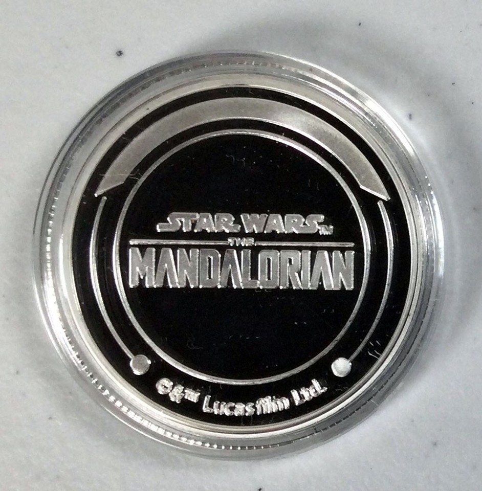 Star Wars The Mandalorian Moff Gideon Silver Plated Coin with case | eBay