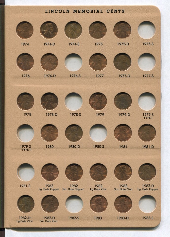 ~MOSTLY COMPLETE~ Lincoln Cent Collection, 1909-2007 Dansco Album cs39 ...