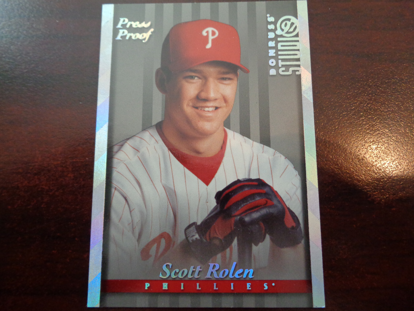 1997 Donruss Studio Scott Rolen #155 Press Proof ROOKIE CARD-Phillies ...