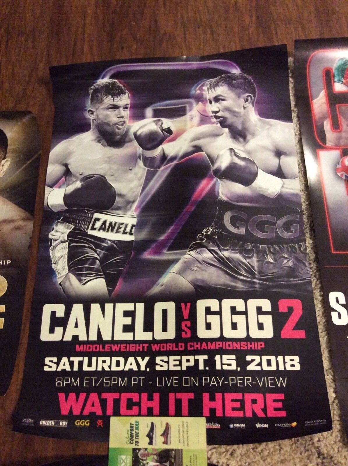 CANELO ALVAREZ PPV BOXING POSTER LOT OF 7 BIVOL SMITH SAUNDERS KHAN ...