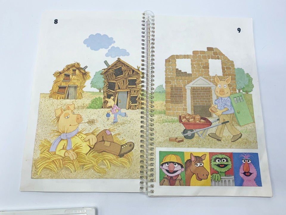 Vintage Playskool TALK 'N PLAY Book & Cassette Manual Sesame Street | eBay