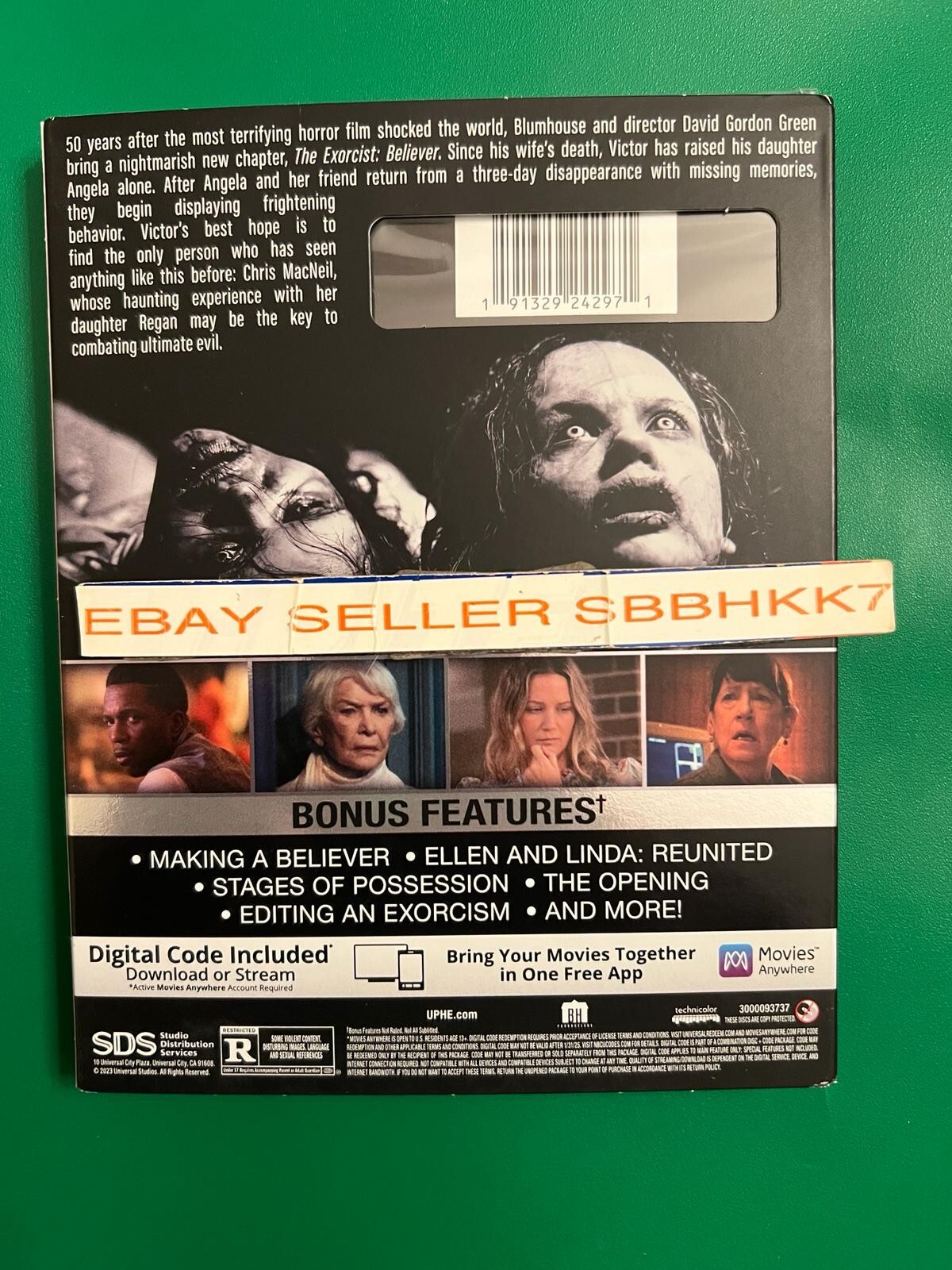 The Exorcist Believer (Blu-ray + DVD + HD numérique) et housse à ...