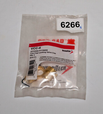 Diversitech VCC-4 Access Fittings Cop Cap Locking Flare Valve Cap - 2 ...