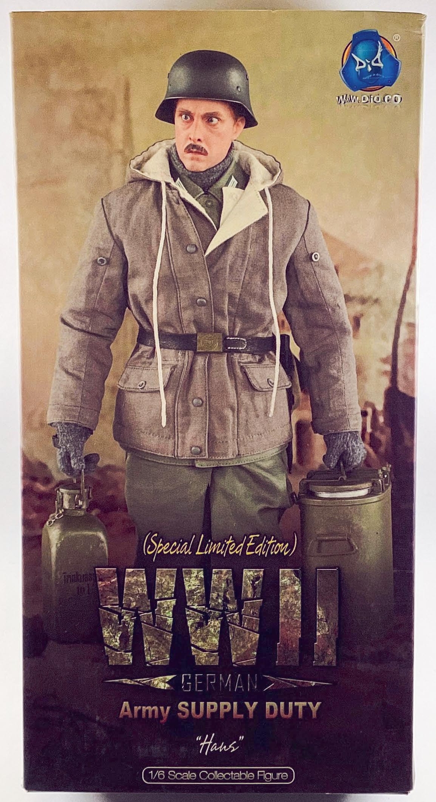 DID 1/6 Scale WWII German Hans WH Army Supply Duty Regular Eyes ...