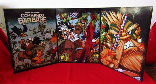 Grande PLV triptyque de Commando Barbare par SFAR & KERAMIDAS | eBay