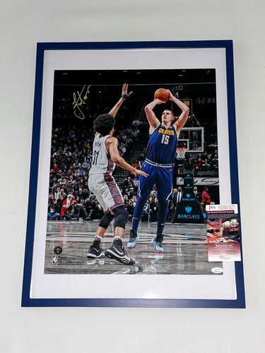 Denver Nuggets Nikola Jokic Signed Autographed 16x20 Photo Frame JSA ...