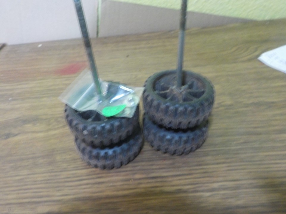 vintage tonka turbine and more set of 4 tires 2 axles 2 new nuts for ...