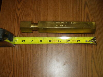 CHEMIQUIP PRODUCTS CO. Excess Flow Control Valve #5, 1/2", EFCV 50B 2 ...