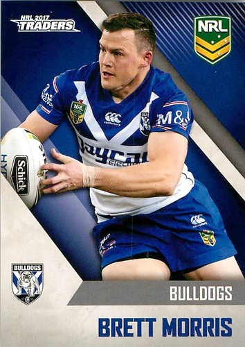 2017 CANTERBURY BULLDOGS NRL Card BRETT MORRIS Traders | eBay Australia
