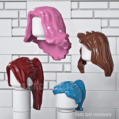 NEW Genuine LEGO Minifig Hair - ALL Colors Available Including RARE! | eBay