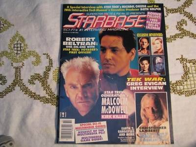 1995 STARBASE Superstar Facts Pix 32 Magazine STAR TREK | eBay