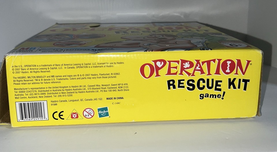 2007 Operation Rescue Kit Game by Milton BradleyGreat Condition, Tested ...