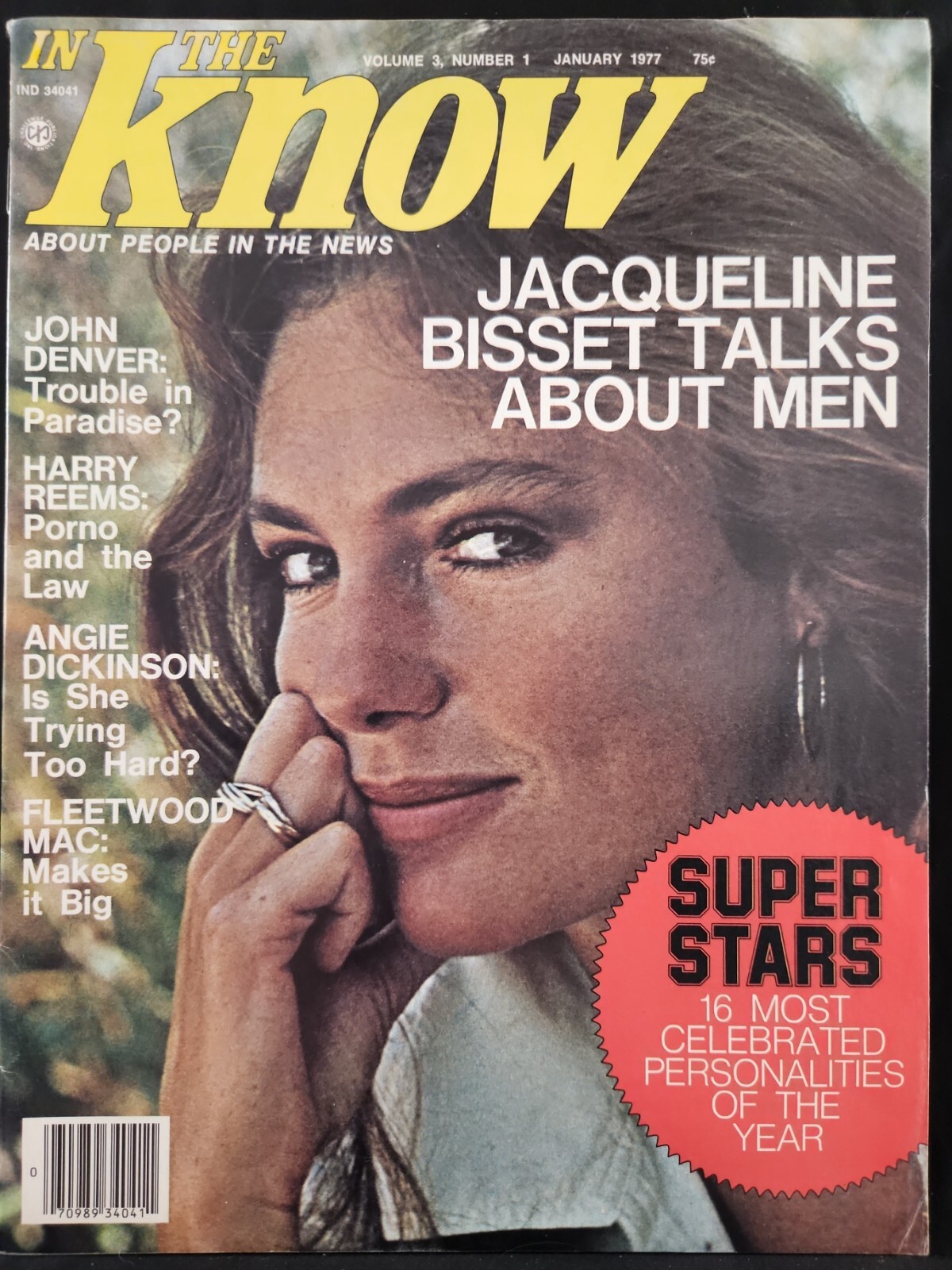 In The Know Magazine January 1977 Jacqueline Bisset | eBay